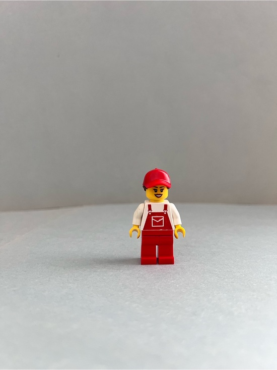 Lego | Other | Lego Female With Red Overalls Minifigure | Poshmark